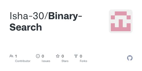Github Isha Binary Search