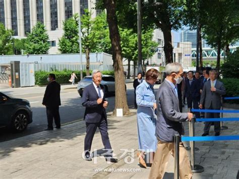 정몽원 차녀 결혼식에 정의선 등 재계 총수·현대家 총출동 아주경제
