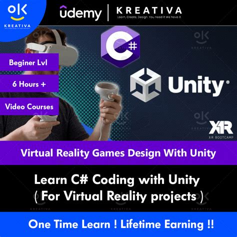 Learn VR Game Design With Unity Video Course Learn C Coding With