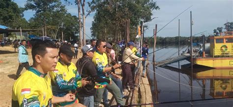 Ratusan Pemancing Ikuti Mabar Di Objek Wisata Danau Tajwid Riau Pos