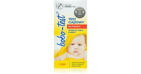 Bobo Bobo Test Ciążowy Płytkowy Notinopl