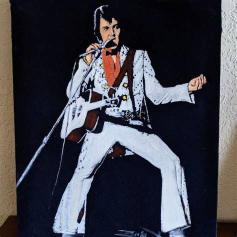 Velvet Elvis Painting Etsy