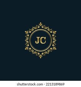 Letter Jc Logo Luxury Gold Template Stock Vector Royalty Free