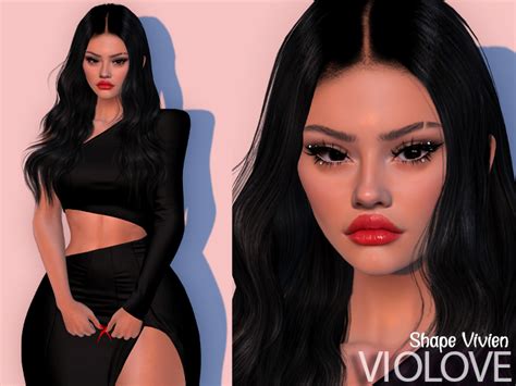 Second Life Marketplace Violove Shape Vivien Lelutka Raven Head Evo X