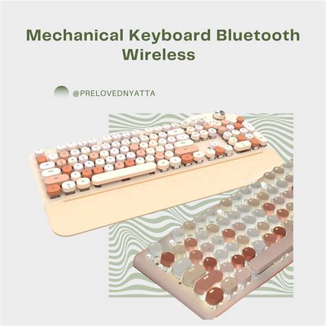 Mechanical Keyboard Bluetooth Wireless Model RGB Light Blue Switch Rechargeable Battery
