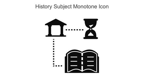 History Subject Monotone Icon In Powerpoint Pptx Png And Editable Eps Format PPT Template