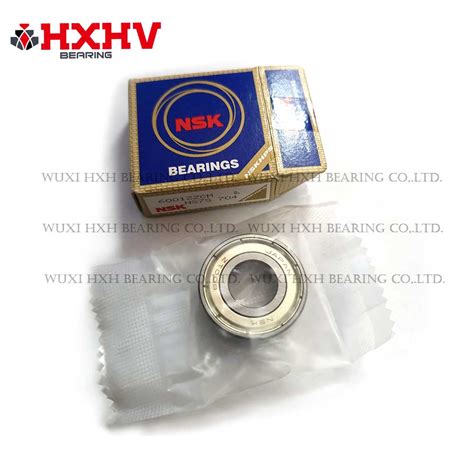 6001zz With Size 12x28x8 Mm NSK Deep Groove Ball Bearing Hxh Bearing