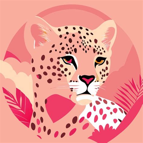 Cheetah Vector Illustration Premium Ai Generated Vector