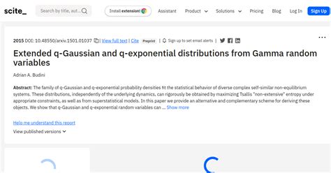Extended Q Gaussian And Q Exponential Distributions From Gamma Random