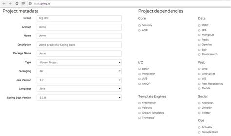 Spring Initializr Crear Aplicación Spring Boot De Forma Sencilla Un
