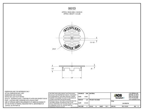 6 Drop In Nyloplast Detail