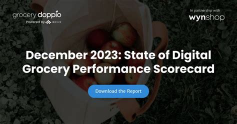 Grocery Doppio On Linkedin Digital Grocery Performance Analysis December 2023