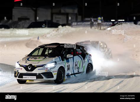 Lors du 2023 Clio Ice Trophée 2023 GSeries G3 sur le circuit Andorre