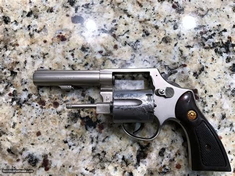 Taurus Model 82 Satin Nickel 38 Special 4in Mfg 1988 6 Round