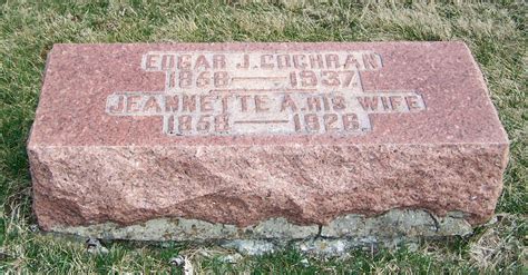 Edgar J Cochran 1856 1937 Mémorial Find a Grave