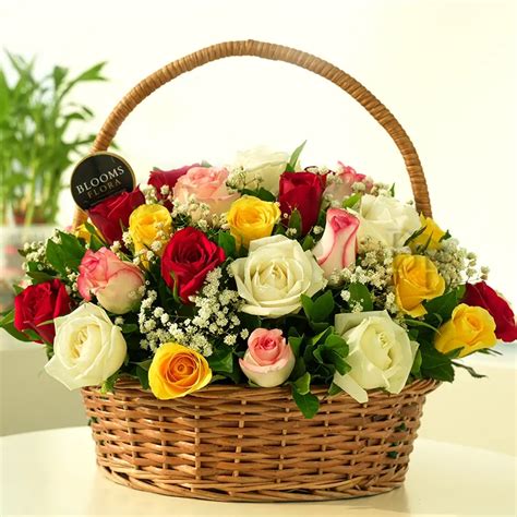 Mixed Colour Roses Bouquet Colourful Rose Delivery