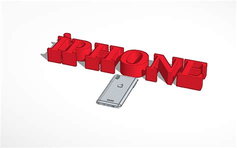 3d Design İphone Tinkercad