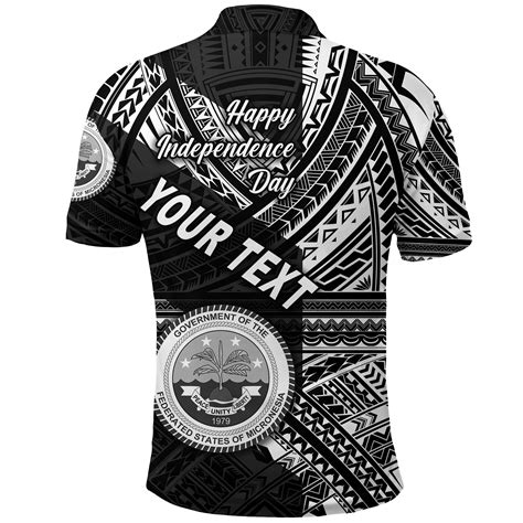 Custom Federated States Of Micronesia Polo Shirt Fsm Happy Independence