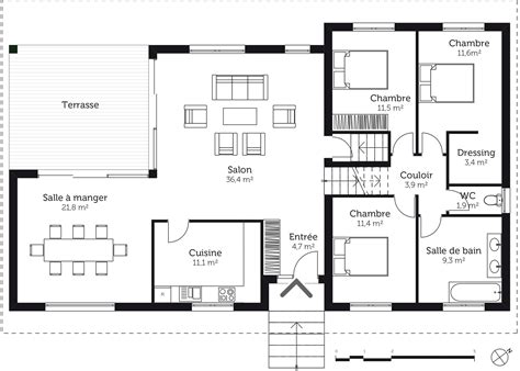 Plan Maison Plain Pied Avec Sous Sol Complet Ventana Blog