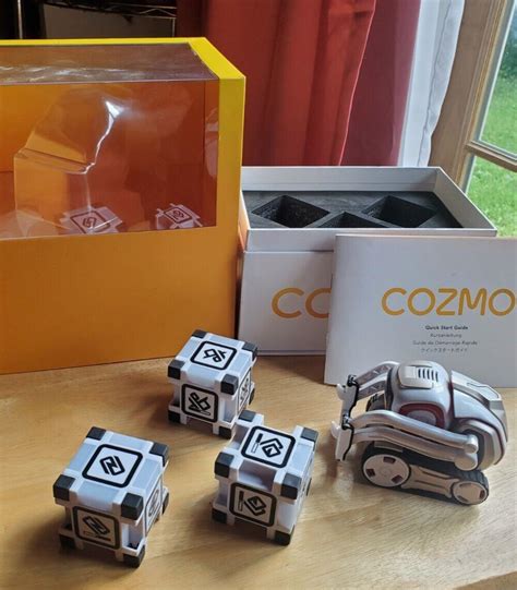 Anki Cozmo Robot Cosmo And 3 Three Blocks No Charger Untested