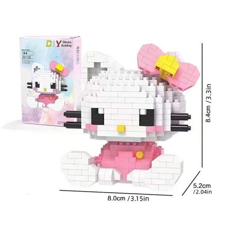 Sanrio مجموعة كتل شخصيات سانريو هالو كيتي، كورومي، ميلودي، سينامورول