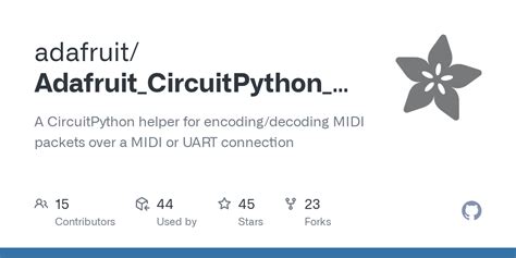 Github Adafruit Adafruit Circuitpython Midi A Circuitpython Helper