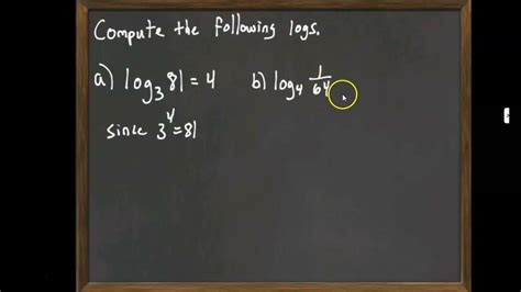 Computing Logarithms Youtube