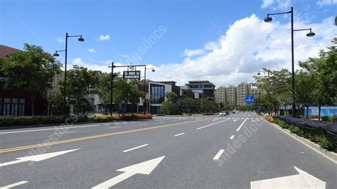 Blue Road Surface Highway Path Powerpoint Background For Free Download