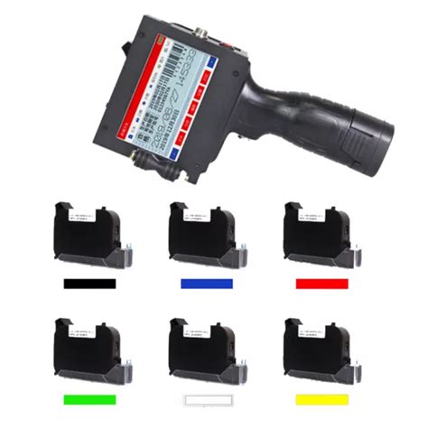 600dpi Handheld Inkjet Printer Logo Date Qr Barcode Batch Coding