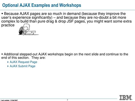 Ppt Additional Ajax Examples And Workshops Powerpoint Presentation