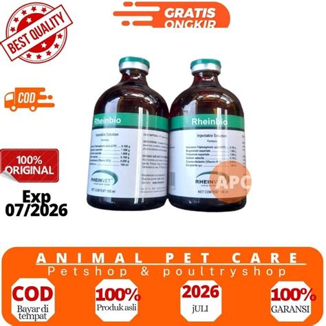 Jual Rheinbio 100 Ml Injeksi ATP Penguat Otot Dan Penambah Stamina
