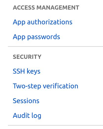 document app passwords · issue 60 · bitbucketphp client · github