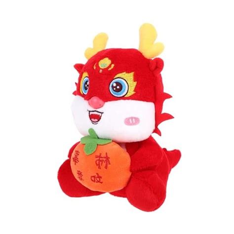 ERINGOGO Année De La Poupée Dragon Peluche Mascotte Dragon Poupée A