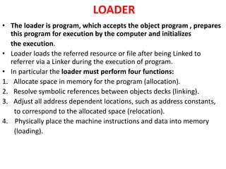 Ch 4 Linker Loader PPTX