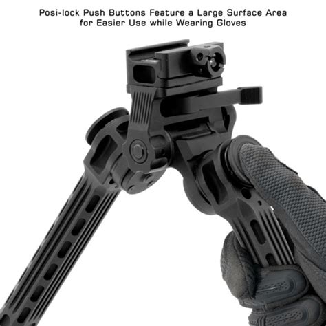 UTG Big Bore Full Stability Bipod 9 4 14 Picatinny