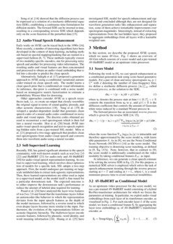 Audio Visual Speech Enhancement With Score Based Generative Models Deepai