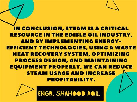 Steam Conservation At Edible Oil Industry Pdf