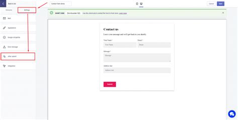 Edit Thank You Message After Submitting Form
