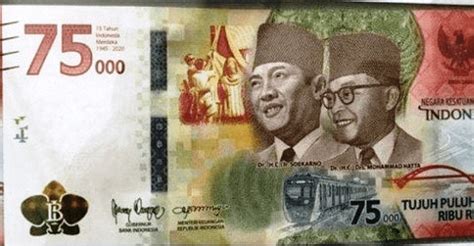 Uang Pecahan Rp 75 Ribu Kini Bisa Ditukar Di Bank Umum Ini Syaratnya