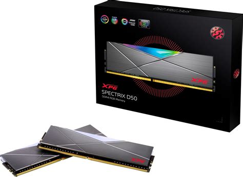Adata Xpg Spectrix D50 16 جيجابايت 8 جيجابايت × 2 Ddr4 3600 ميجاهرتز Pc4 28800 Cl 18 20 20 1