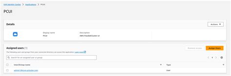 AWS ParallelCluster UI Integration With Identity Center AWS