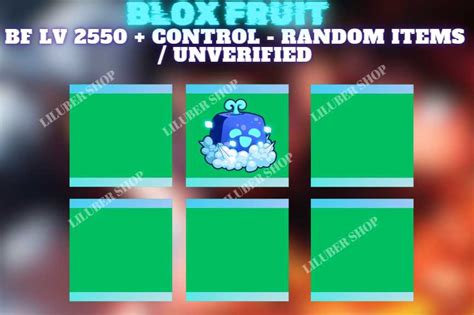 BF LV 2550 CONTROL RANDOM ITEMS UNVERIFIED