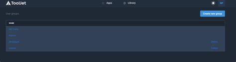 User Group Titles Not Visible In Dark Mode Issue Tooljet