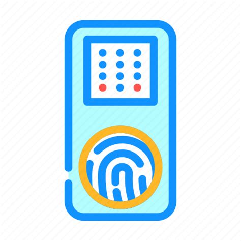 Sensor Biometric Authentication Scan Identification Fingerprint Icon Download On Iconfinder