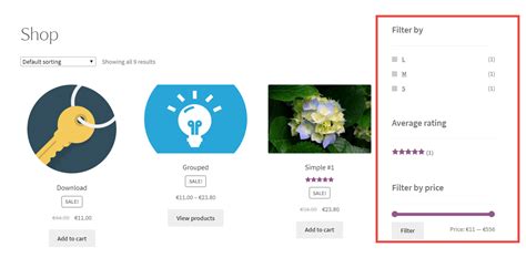 Woocommerce How To Enable Product Filters I E Ajax Filters