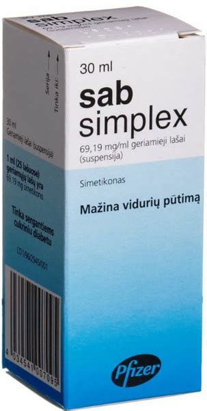 pfizer sab simplex Саб симплекс 30 мл - купить с доставкой по выгодным ...