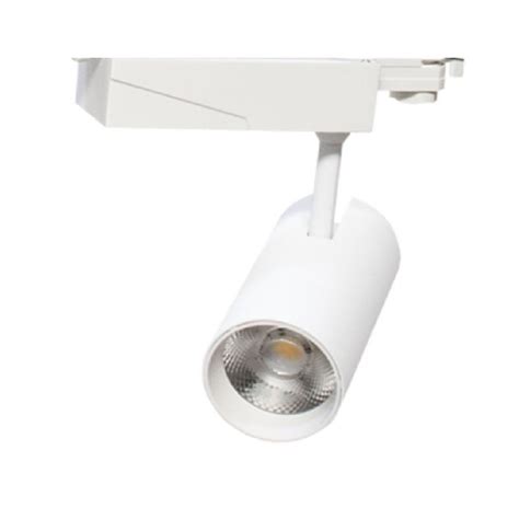 Projector Led Lumiarq W Branco Para Calha Trif Sica Luz Quente