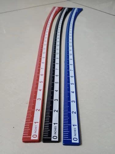 30inch Plastic Leg Curve Scale Set For Tailoring Size 025mmw At