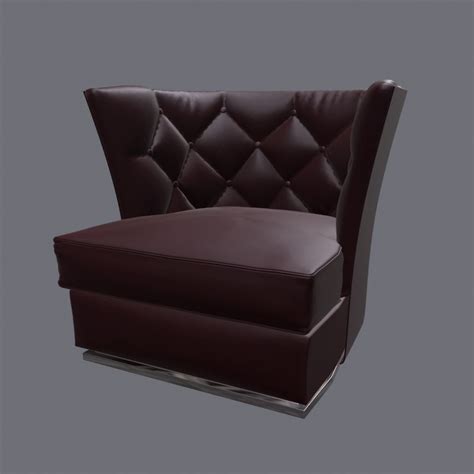 안락 의자 폴리오 3d 모델 8 Ma Fbx Obj Free3d