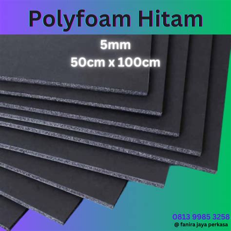 Jual Polyfoam Hitam 5mm Ukuran 50cm X 100cm Jakarta Barat Cv